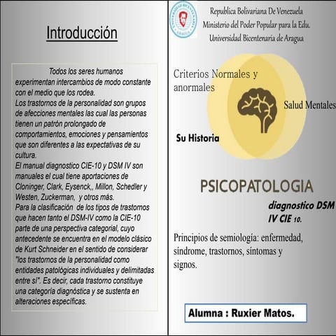 Personalidad normal y anormal | PDF