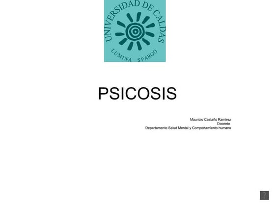 Presentación 201: PSICOSIS AGUDA SECUNDARIA A TRATAMIENTO CON ...