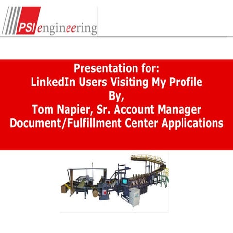 PSI Engineering Installation Applications | PPT