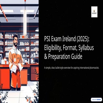 PSI Exam Ireland 2025 Eligibility Format Syllabus and Preparation Guide ...