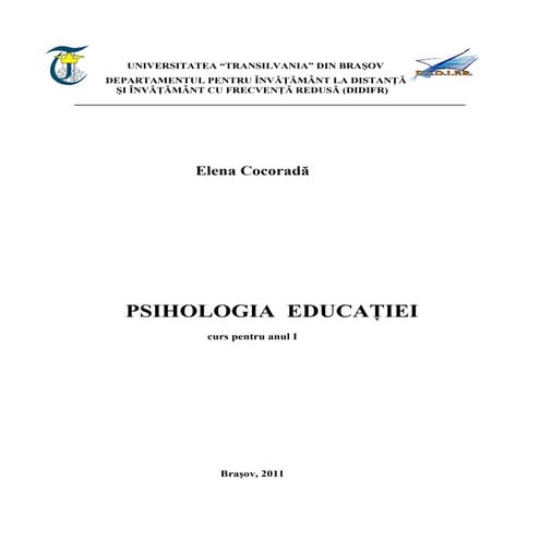 Psihologia educatiei-e-cocorada | PDF