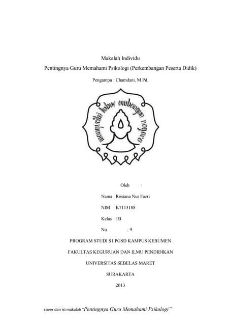 Psikologi pendidikan | PDF