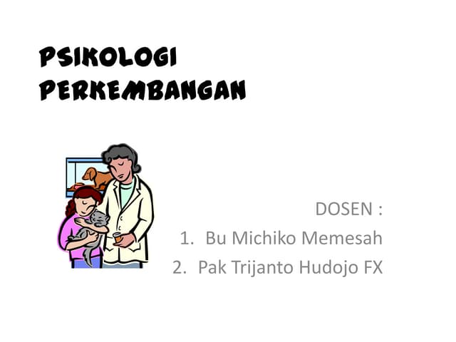 Teori psikologi perkembangan | PPTX