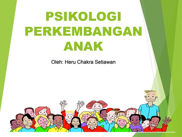 Pengantar psikologi perkembangan power point | PPTX