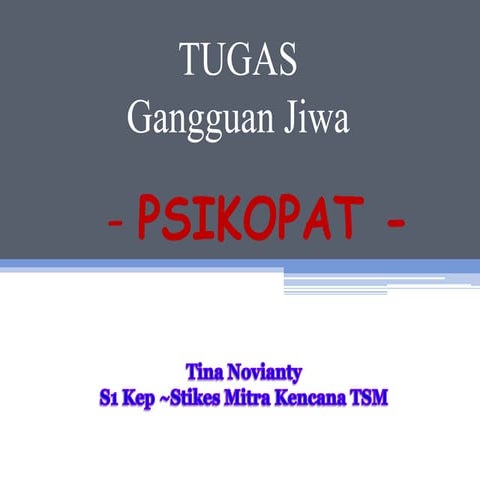 Psikopat | PPTX