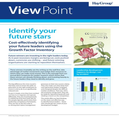 Identify your future stars | PDF