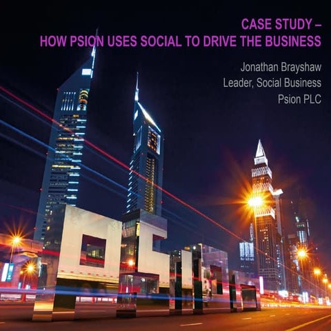 Social engineering: Case study – how Psion rebuilt its brand around a ...