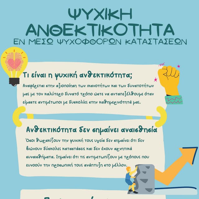 Ψυχική Ανθεκτικότητα - Infographic | PDF