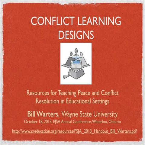 Resources for Teaching about Peace and Conflict Resolution in ...