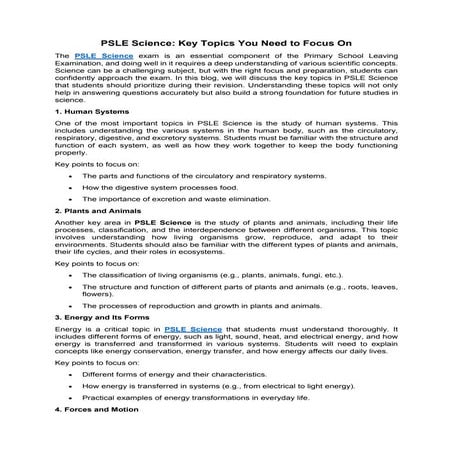 PSLE Science Key Topics You Need to Focus On.pdf