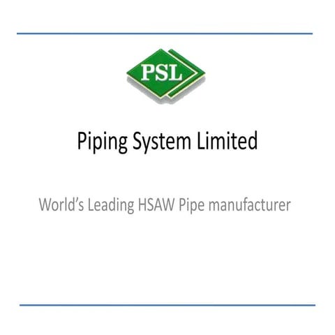 PSL ltd | PPTX