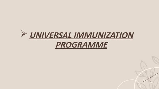 Universal immunization programme | PDF | Infectious Diseases | Diseases ...
