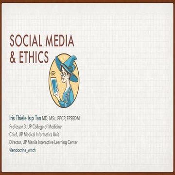 Social Media & Ethics | PPT