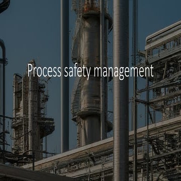 THE 14 ELEMENTS OF PROCESS SAFETY MANAGEMENT | PDF