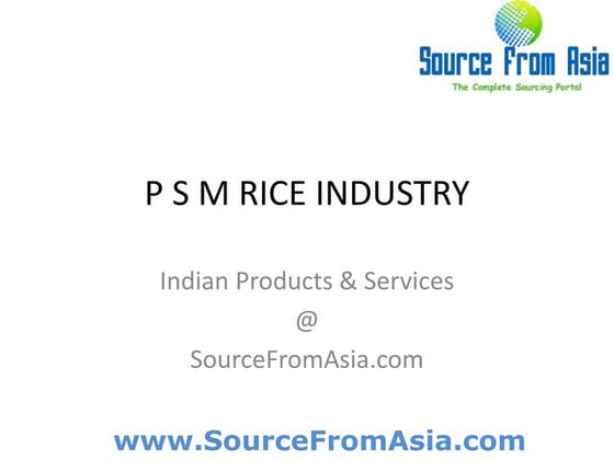 K.v.p. modern rice mill source fromasia | PPTX