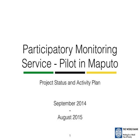 Citizen Monitoring for Waste Management Services in Maputo | PDF