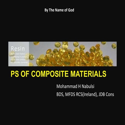 PS of Composite Materials | PPTX