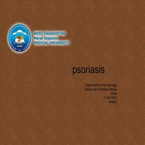 Psoriasis | PPTX