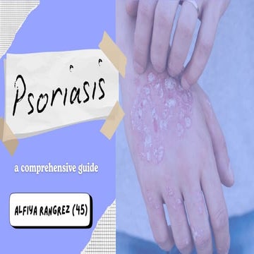 Psoriasis examination types ppt presentation | PDF