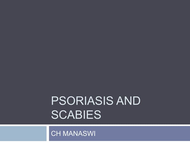 Scabies Life cycle, Diagnosis & Treatment | PPT