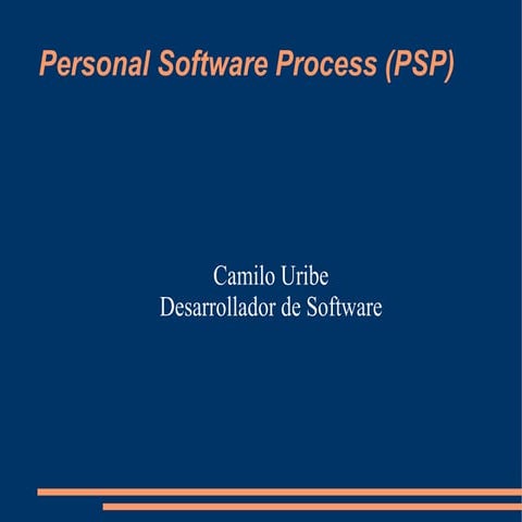 Personal Software Process (PSP) | PDF