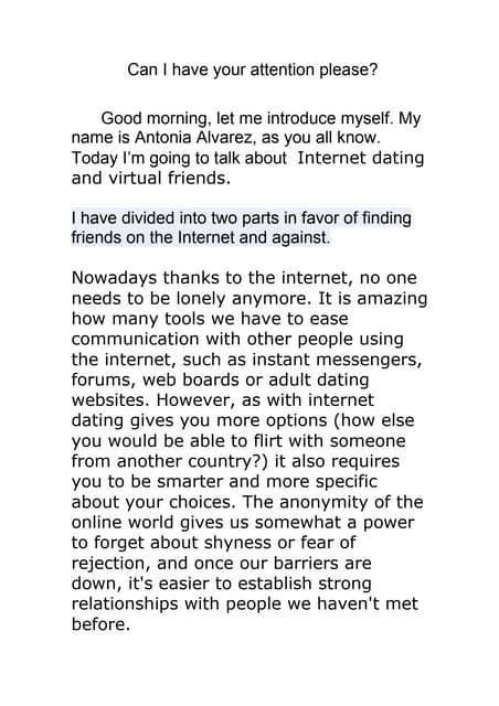 Let Me Introduce You To The Internet