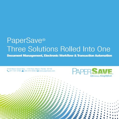 PaperSave for Blackbaud | PDF