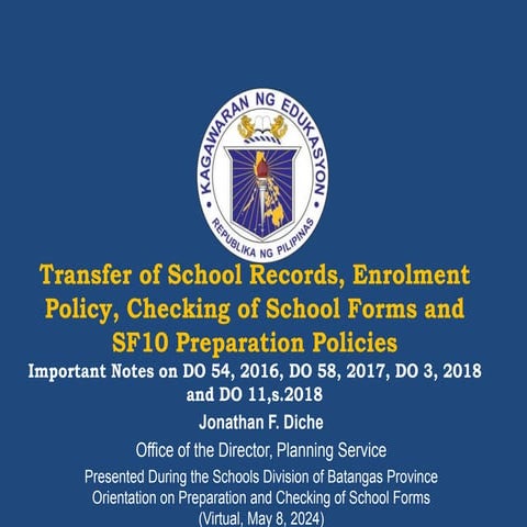 School Forms Checking and Guidelines 2024-2025.pptx
