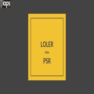 PSR - LOLER | PDF
