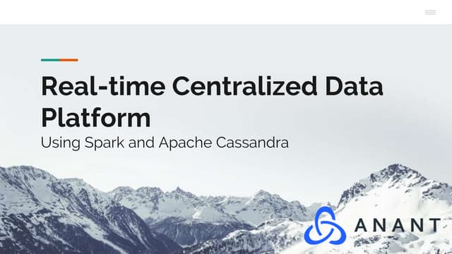 Real Time Centralized Data Platform Pptx Cloud Computing Internet
