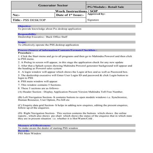 SAMPLE OF STANDARD OPERATING SYSTEM(S.O.P) | DOCX