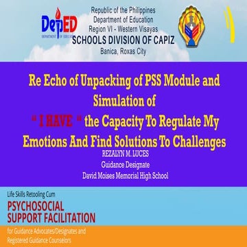 pssap_I-HAVE.pptx | Mental Health | Diseases and Conditions