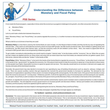 Monetary & credit policy | PPT