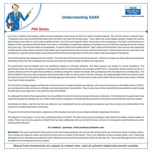 Understanding GAAR | PPSX