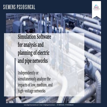 Siemens PSS®SINCAL – simulation software for analysis and planning of ...