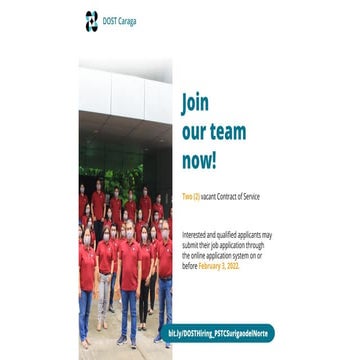 PSTC SDN Job Hiring | PDF