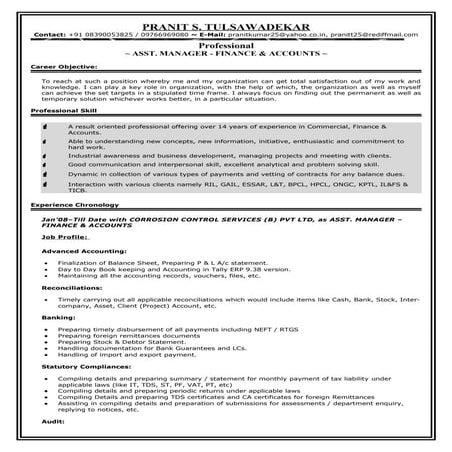 Pstcvaam_ASST. MANAGER - FINANCE & ACCOUNTS | DOC