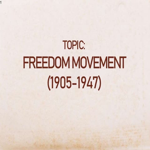 FREEDOM MOVEMENT | PPTX