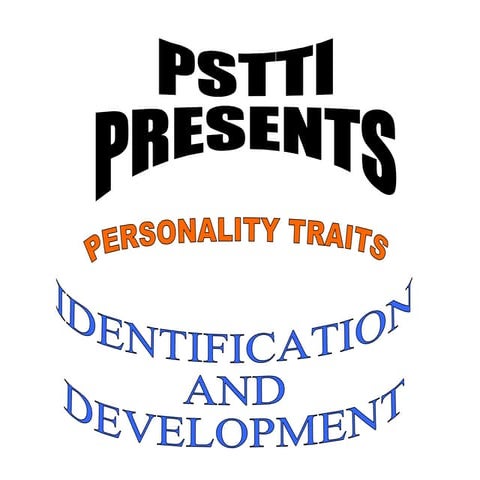 Pstti identification of personality traits | PPT
