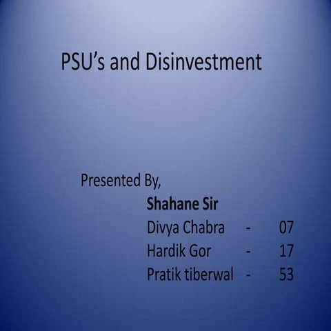 Psu dec | PPT