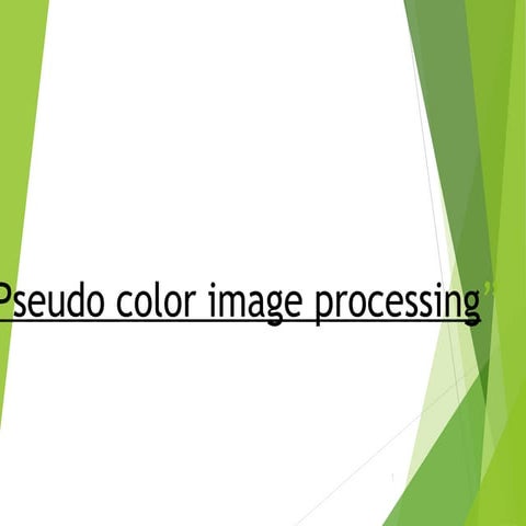 Psudo color | PPT