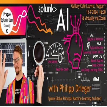 PSUG 3 - 2024-07-15 - Splunk & AI with Philipp Drieger | PDF