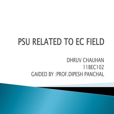 Psu related to ec field | PPT