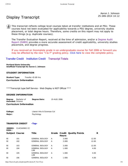 TRANSCRIPT OF RECORDS | DOC