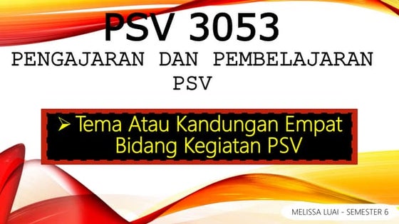 4 BIDANG DALAM PSV | DOCX