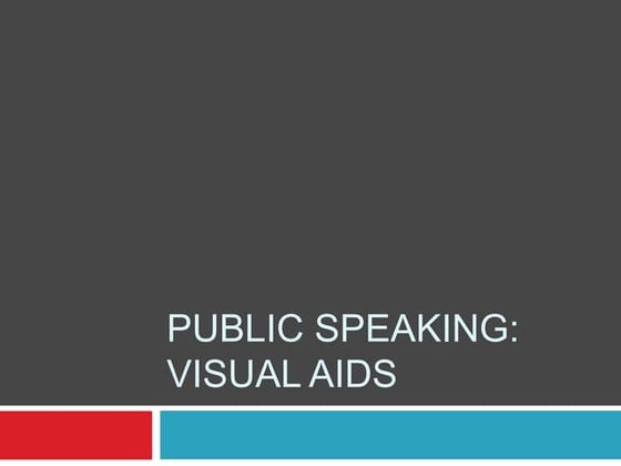 Visual Aids and Its Types | PPTX