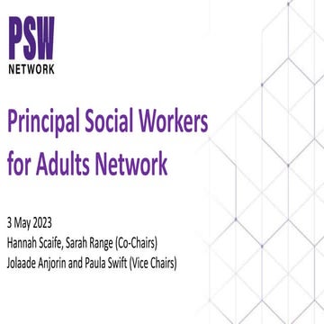 PSW Network Event 3 May | PPTX