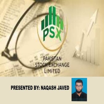 Pakistan Stock Exchange (PSX) | PPTX