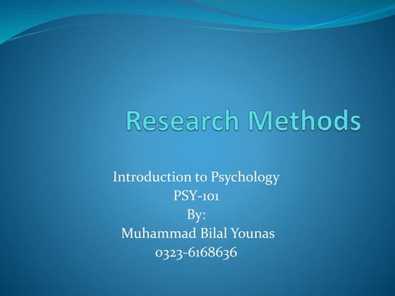 classical methods of psychophysics (Three methods) | PPSX