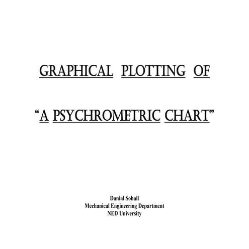 Graphical Plotting of Psychrometric Chart | PDF